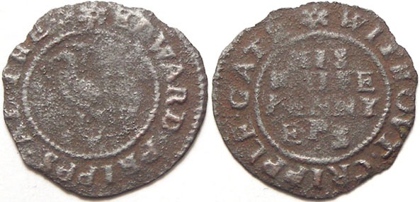Edward Phipps' Cock Tavern Cripplegate Without London Halfpenny